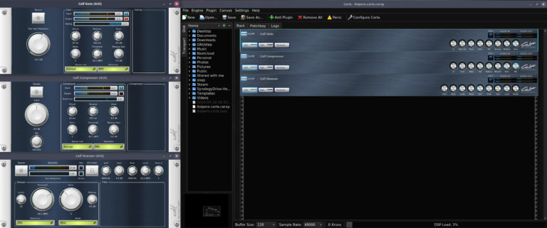Time for testing! Click on the “GUI” icon on each rack, so that all ...