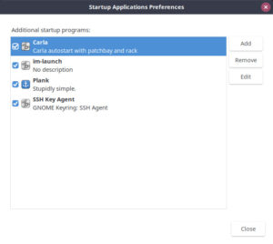 Change JACK to Pulse input bridge settings